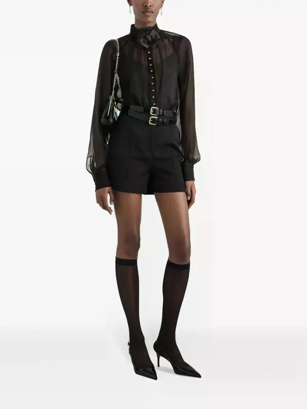 Dolce & Gabbana Floral-appliqué Shirt