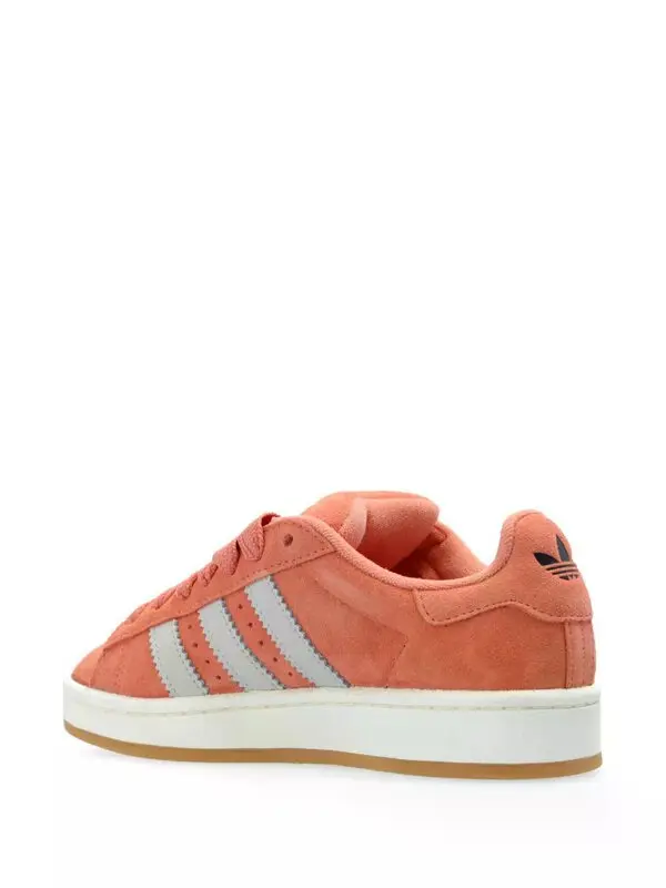 Adidas Lace-up Suede Sneakers - Orange