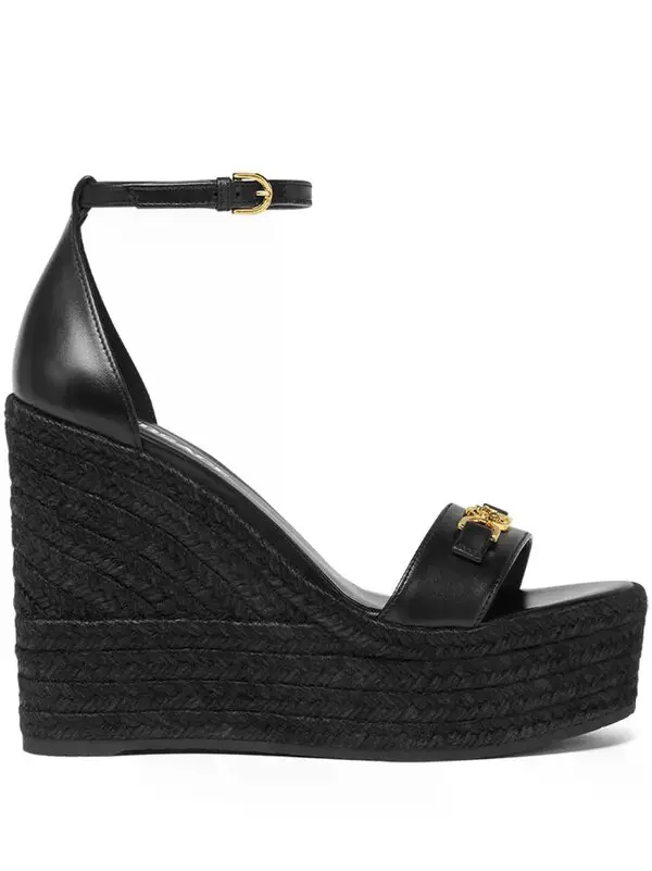 Versace Medusa '95 Espadrille Wedge Sandals