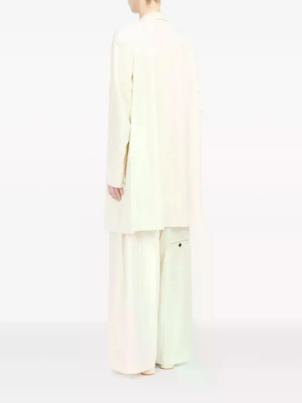 MAISON MARGIELA Oversized Pinstripe Double-breasted Blazer