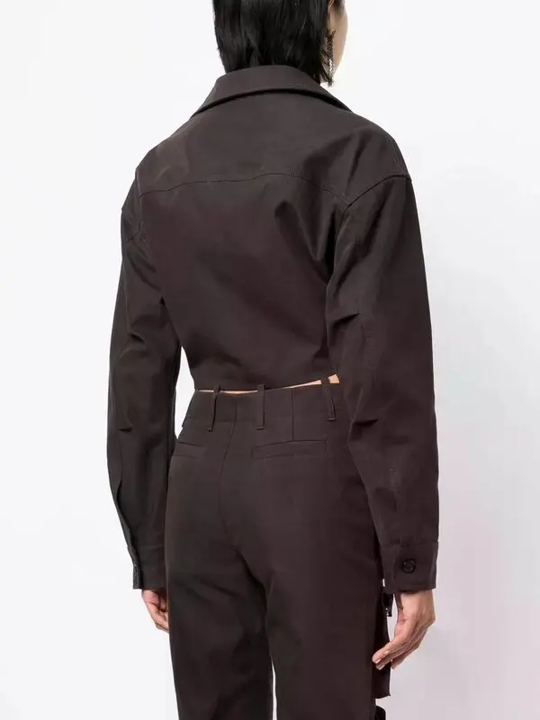 Off-White Twisted Cropped Shirt