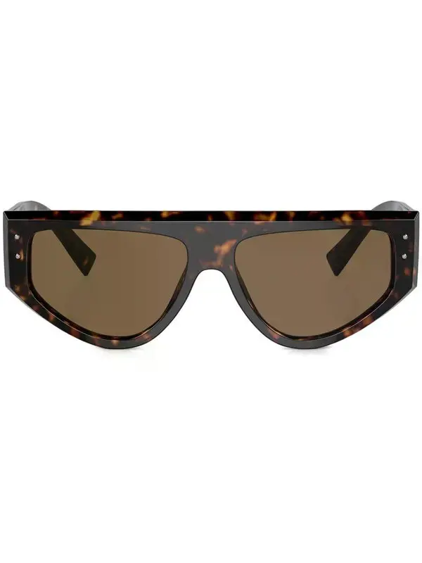 Dolce & Gabbana Oversize-frame Sunglasses - Brown