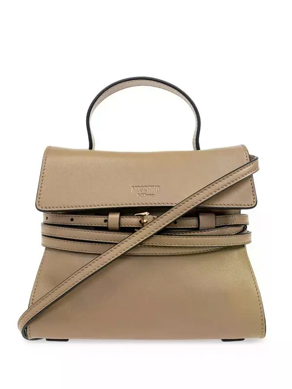 Moschino Small Tie Me Shoulder Bag - Neutrals