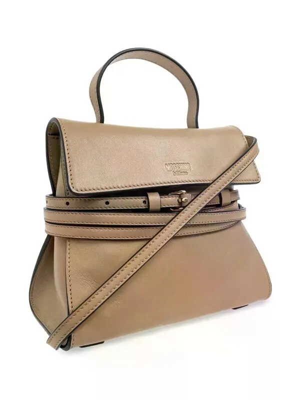 Moschino Small Tie Me Shoulder Bag - Neutrals