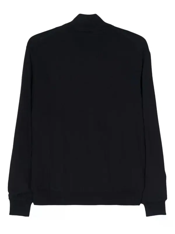 Fedeli Virgin Wool Zip-up Cardigan