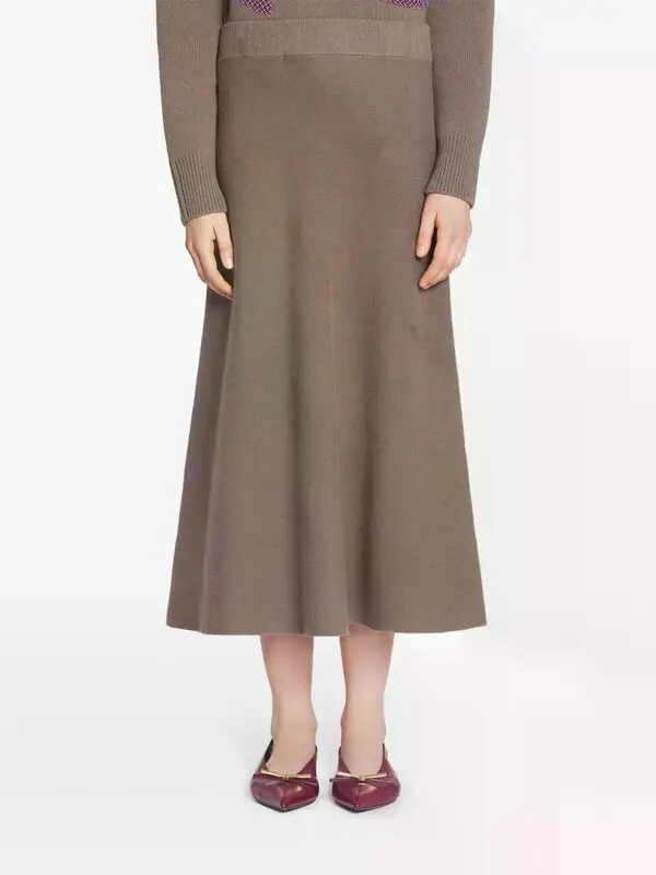 LANVIN Flared Midi Skirt