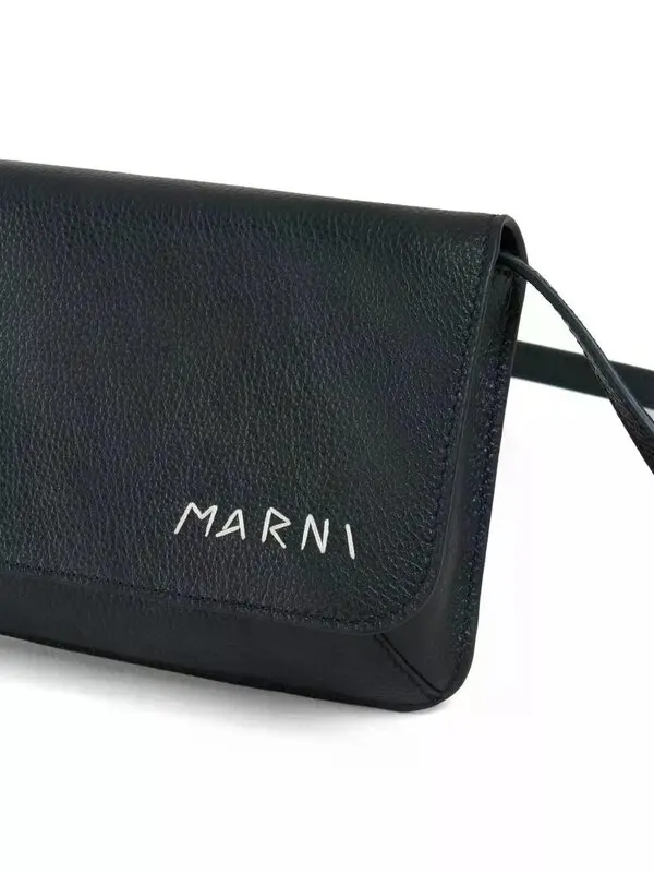 Marni Mending Leather Pochette Bag