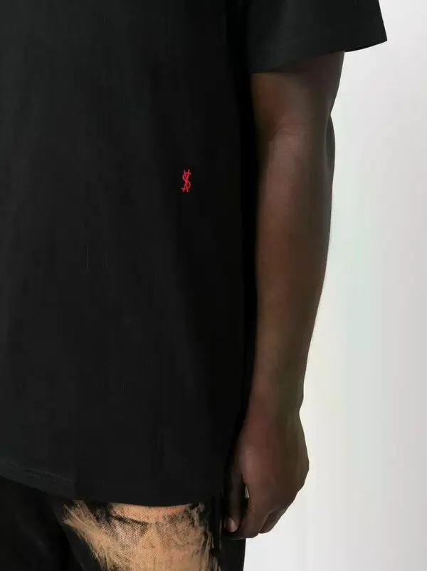 Ksubi Logo-embroidered Cotton T-shirt