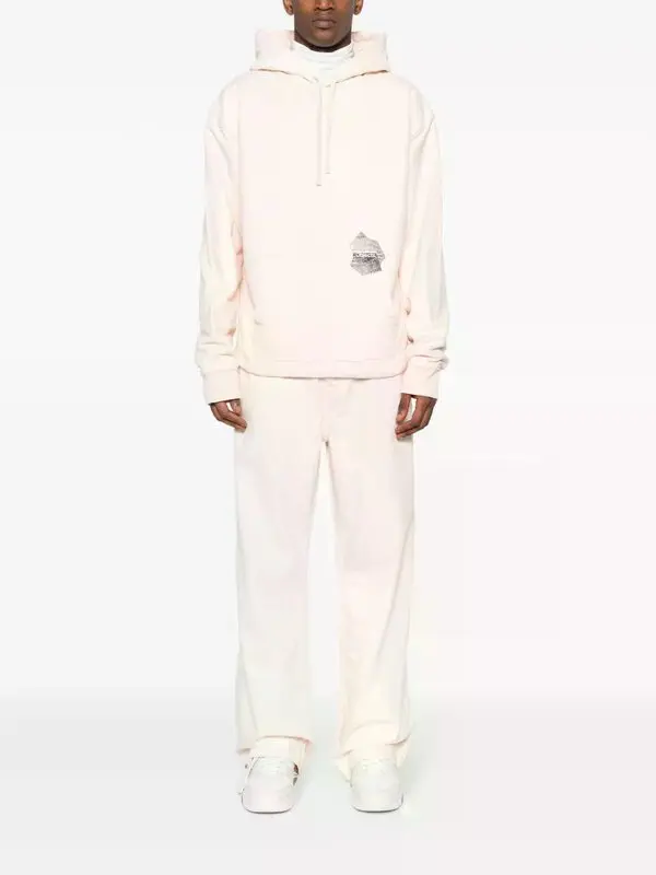OBJECTS IV LIFE Logo-print Organic Cotton Hoodie