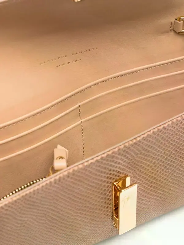 GIUSEPPE ZANOTTI Flutie Clutch - Brown