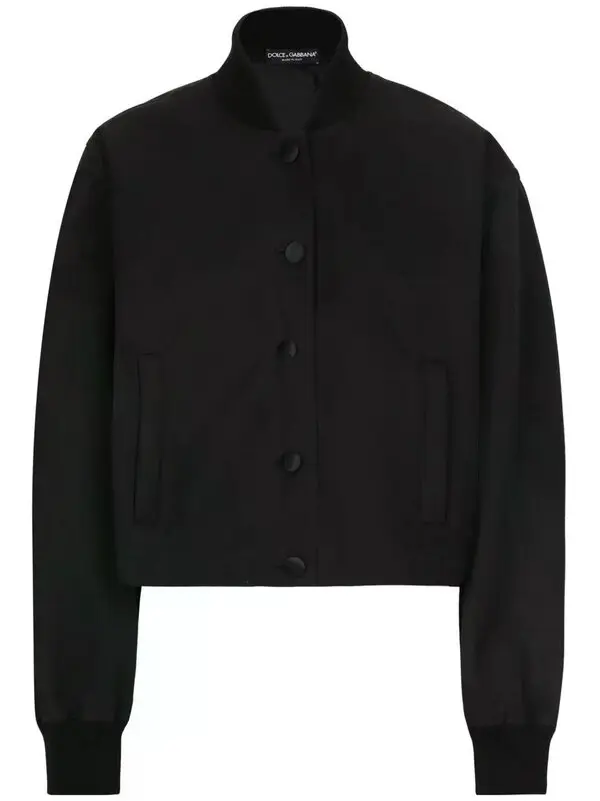 Dolce & Gabbana Buttoned Long Sleeve Windbreaker