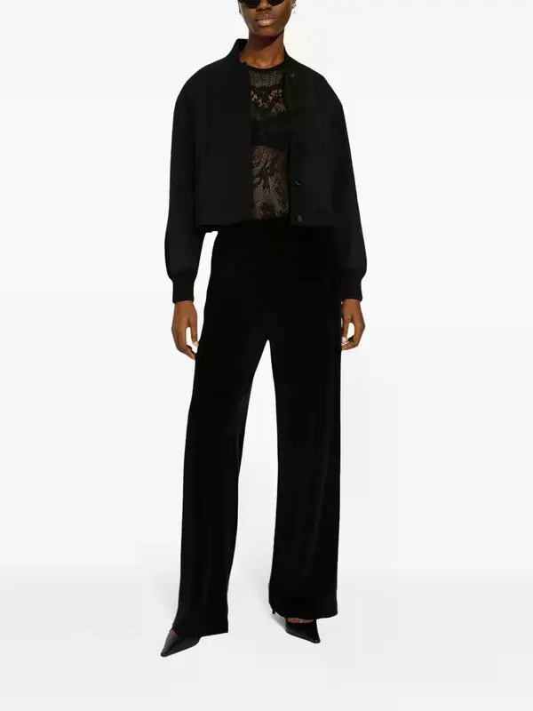 Dolce & Gabbana Buttoned Long Sleeve Windbreaker