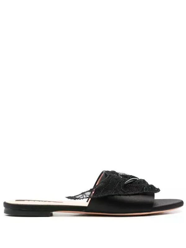 Rochas Lace-detail Sandals