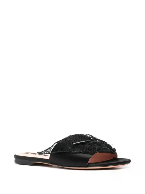 Rochas Lace-detail Sandals