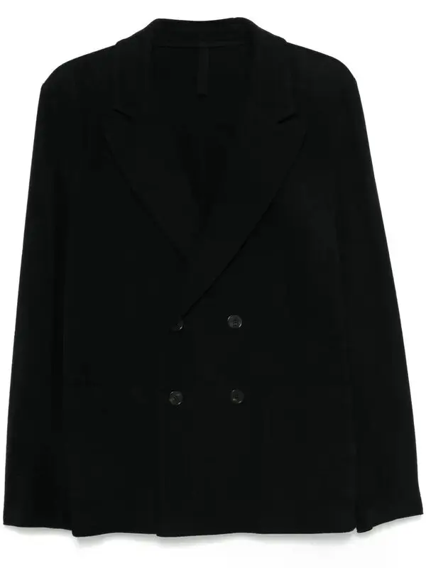 Harris Wharf London Peak-lapel Double-breasted Blazer