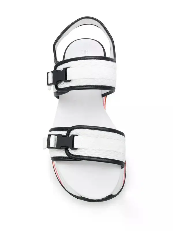 Hogan Platform Mesh Sandals - White