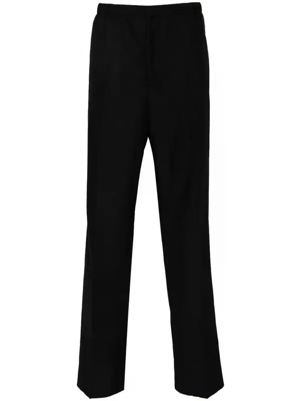 Fendi Virgin Wool Straight-leg Trousers