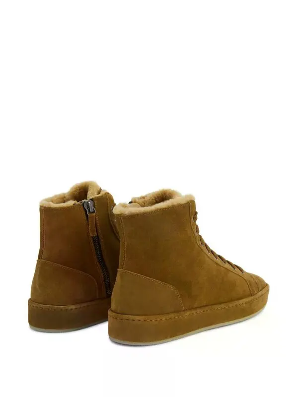 GIUSEPPE ZANOTTI City Suede High-top Sneakers