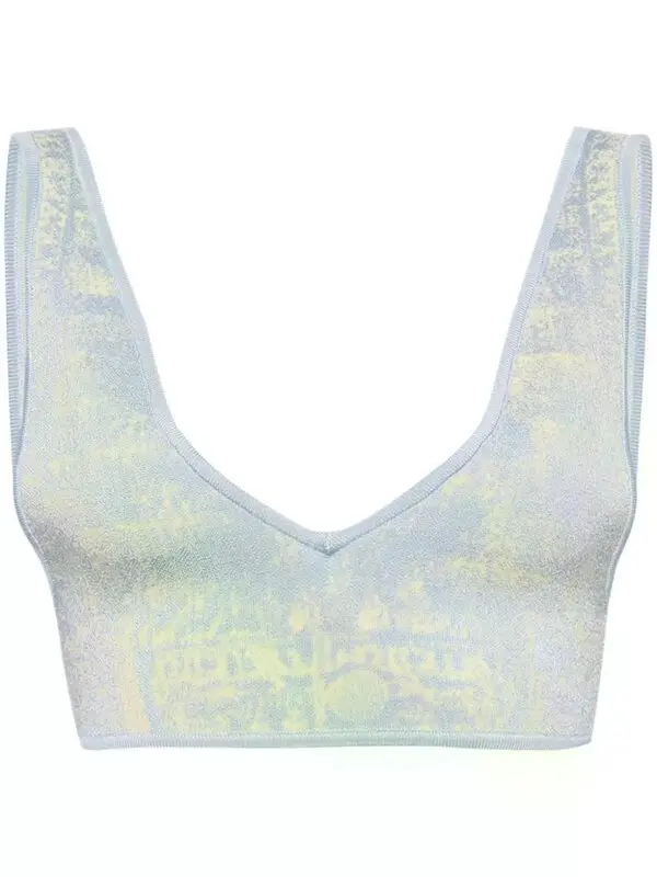 Ph5 Fake Denim Bra-style Top