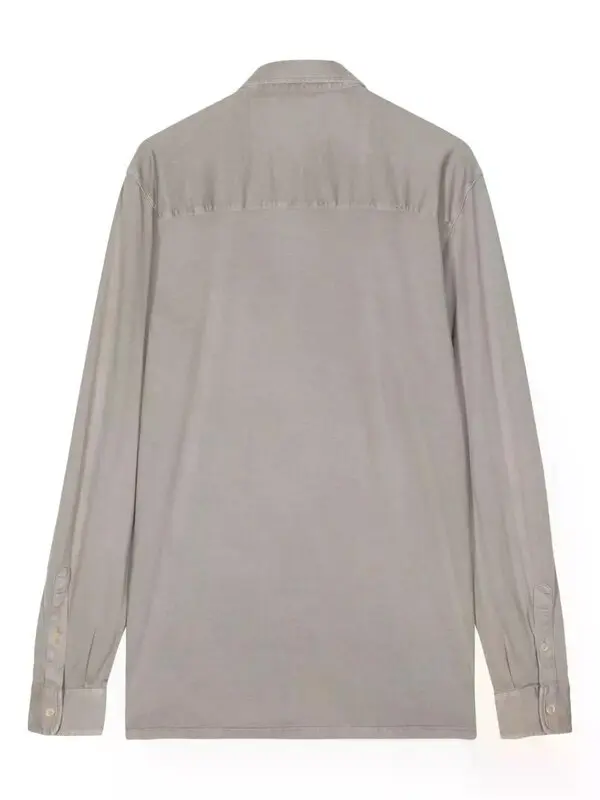 Fedeli Jason Giza Jersey Shirt - Grey