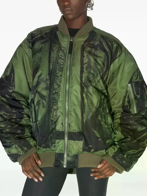 JEAN PAUL GAULTIER Trompe L'oeil Bomber Jacket