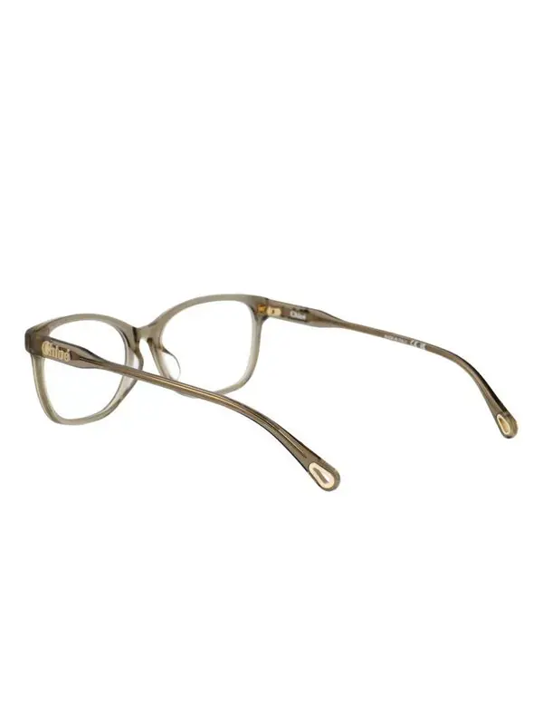 Chloé Square-frame Glasses - Green