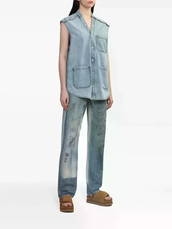 Y/project Patch Pocket Denim Vest