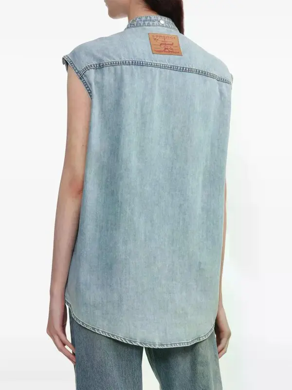Y/project Patch Pocket Denim Vest