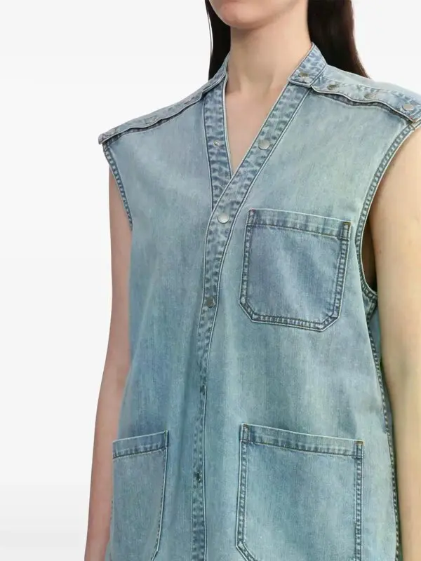Y/project Patch Pocket Denim Vest