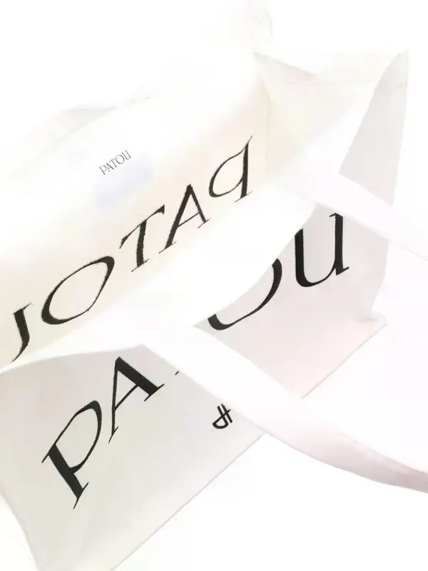 PATOU Canvas Tote Bag - Neutrals