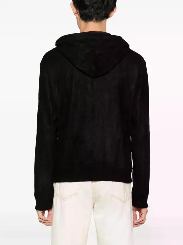GIORGIO BRATO Suede Hooded Jacket