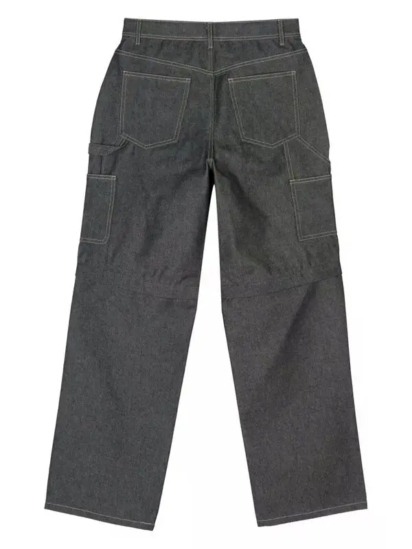 Andersson Bell Laser-cut Wide-leg Jeans