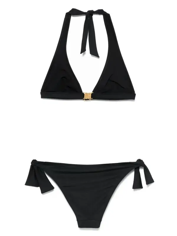 Balmain Jersey Bikini - Black