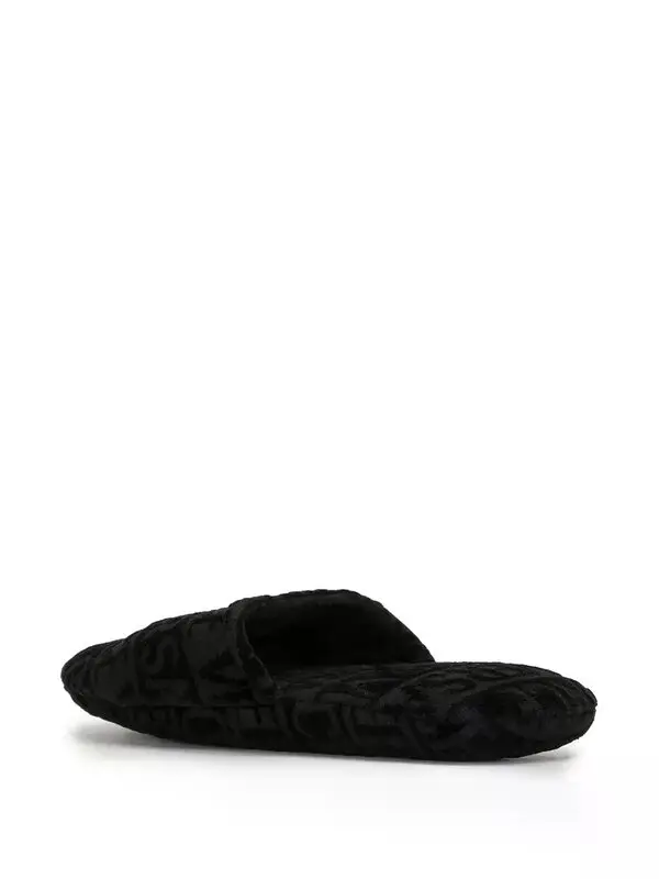 Versace Medusa Terricloth Slippers