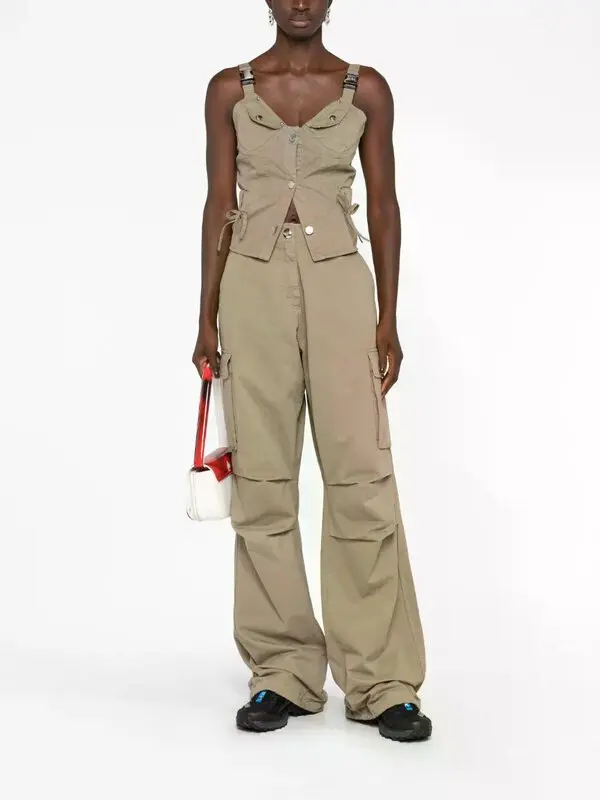 Coperni Buckle-embellished Corset Top