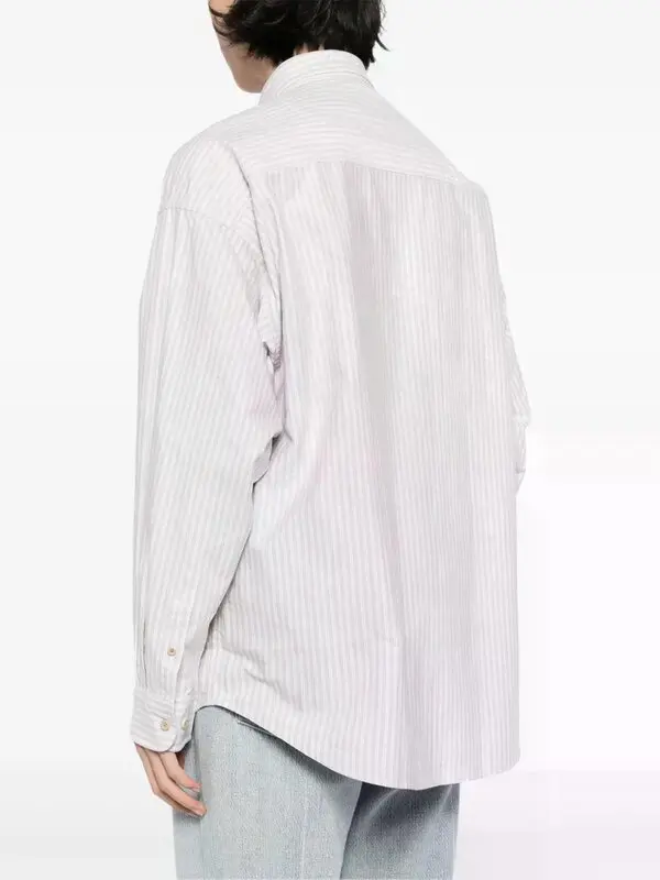 AAPE BY *A BATHING APE Striped Cotton Shirt