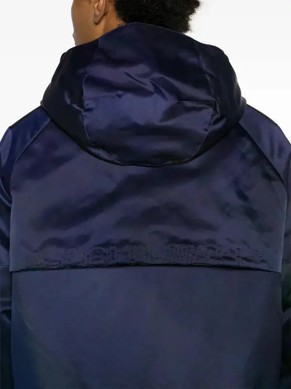 A-COLD-WALL* Overdye Logo-plaque Panelled Hooded Jacket