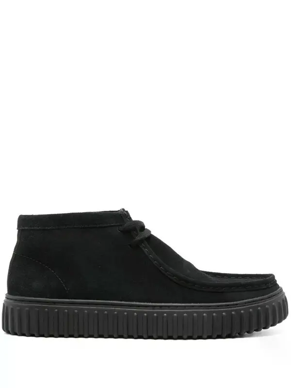 Clarks Torhill Hi Suede Boots - Black