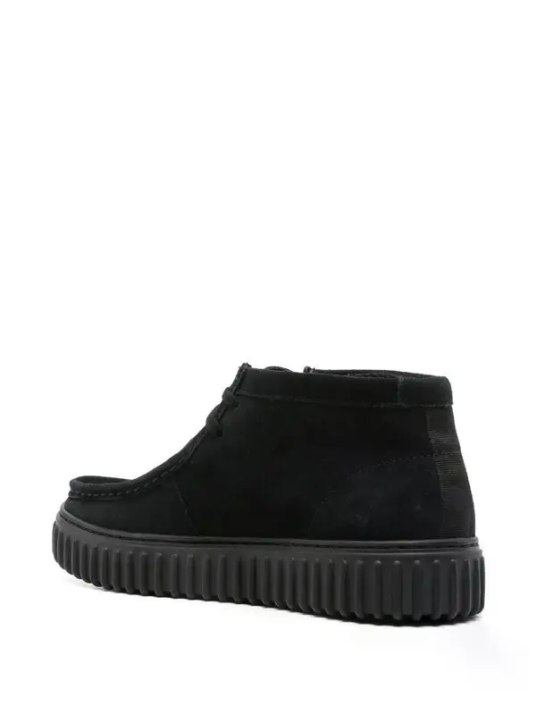 Clarks Torhill Hi Suede Boots - Black