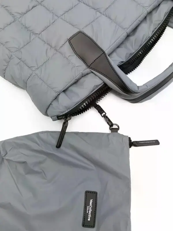 VEECOLLECTIVE Padded Tote Bag - Grey