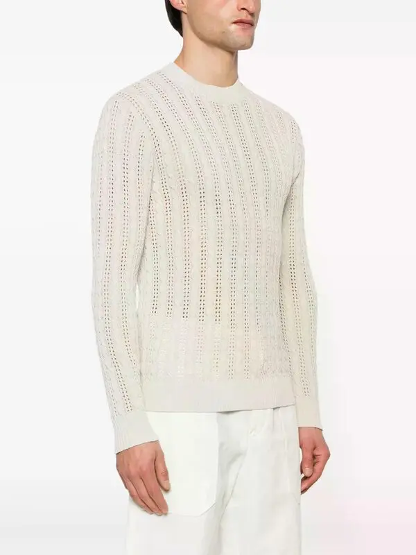 Eleventy Open-knit Sweater