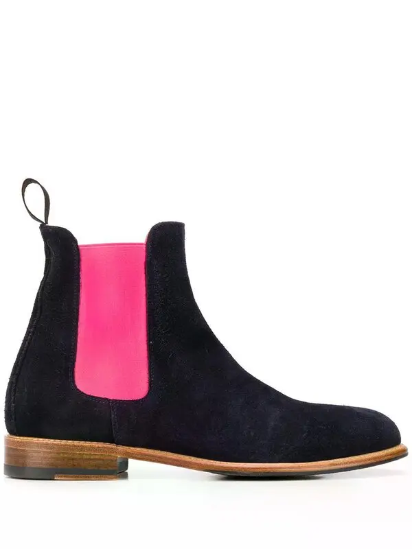 SCAROSSO Chelsea Colour-block Boots