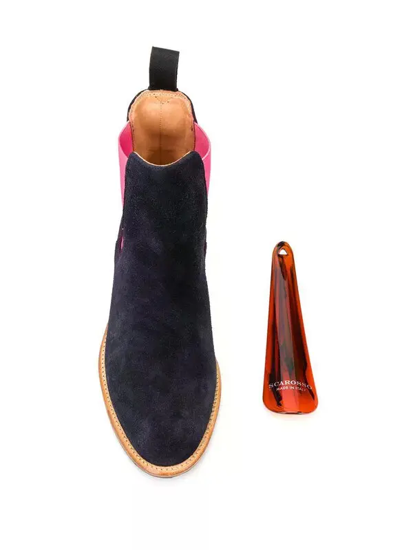 SCAROSSO Chelsea Colour-block Boots