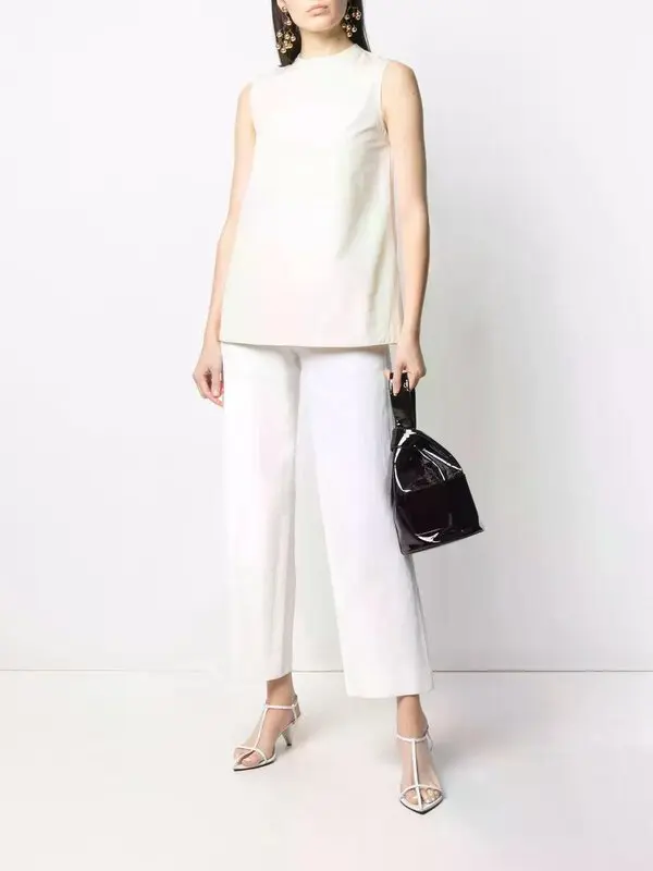 JIL SANDER Sleeveless Cotton Top