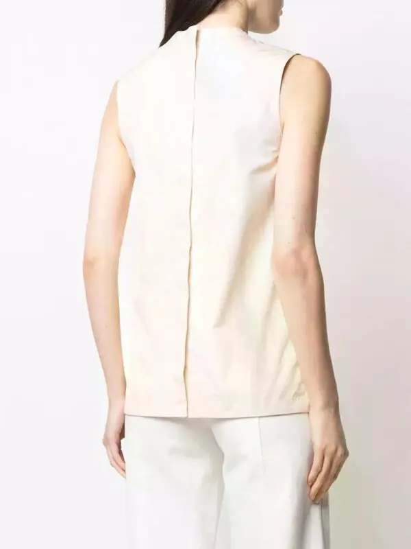 JIL SANDER Sleeveless Cotton Top