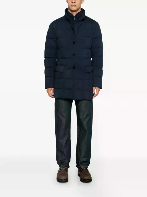 FAY Double-front Down Jacket - Blue