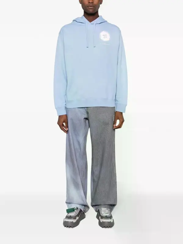 OBJECTS IV LIFE Two-tone Wide-leg Jeans