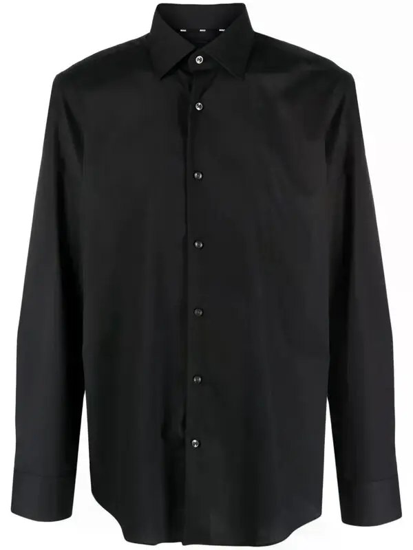 BOSS Classic-collar Poplin Shirt