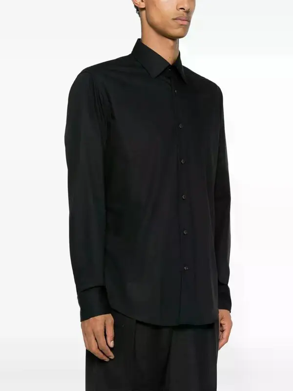 BOSS Classic-collar Poplin Shirt