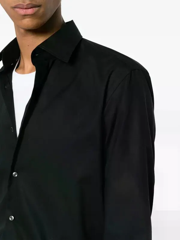 BOSS Classic-collar Poplin Shirt